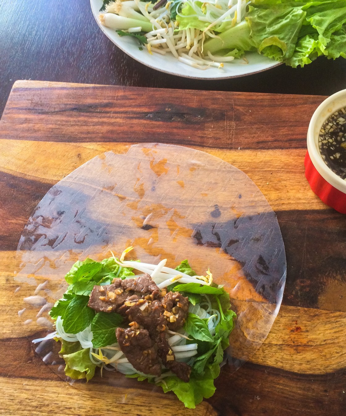 Lemongrass Beef with Rice Paper – THE MODEL WELL FED