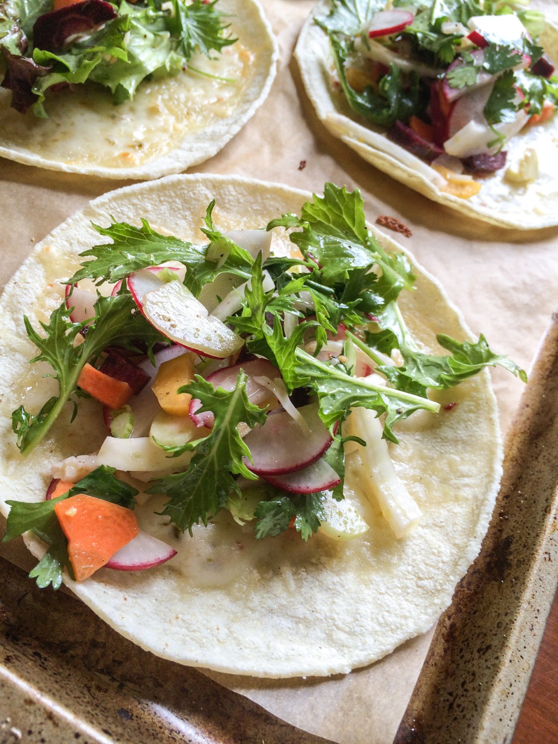 Garden Salad Tacos – THE MODEL WELL FED